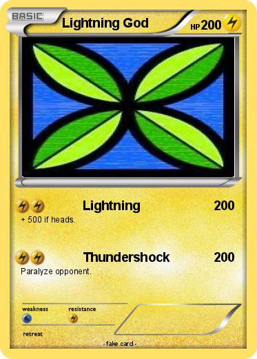 Pokémon Lightning God 13 13 - Lightning - My Pokemon Card