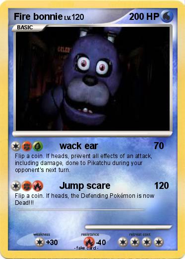Pokémon Fire bonnie - wack ear - My Pokemon Card