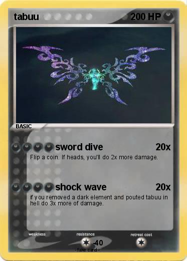 Pokémon tabuu 205 205 - sword dive - My Pokemon Card