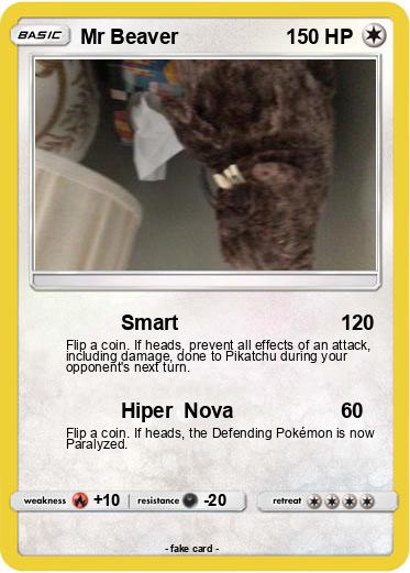 Pokémon Mr Beaver 2 2 - Smart - My Pokemon Card
