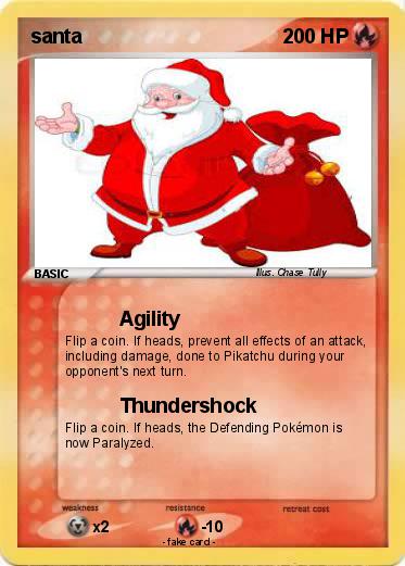 Pokémon santa 1014 1014 - Agility - My Pokemon Card