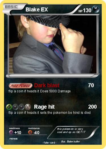 Pokémon Blake EX 7 7 - Dark blast - My Pokemon Card
