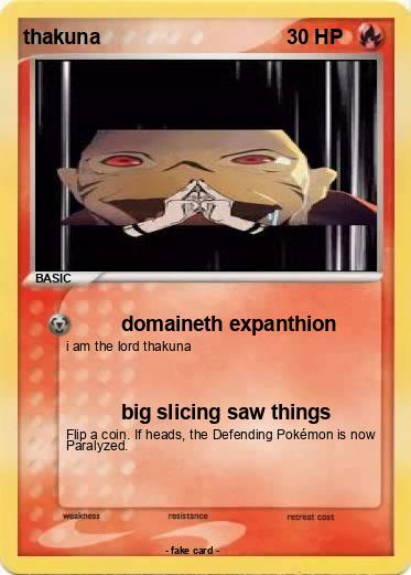 Pokémon thakuna - domaineth expanthion - My Pokemon Card