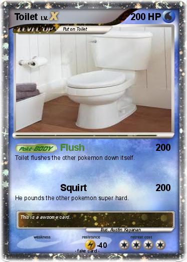 Pokémon Toilet 218 218 - Flush - My Pokemon Card