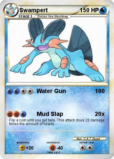 Pokémon Swampert 451 451 - Water Gun - My Pokemon Card