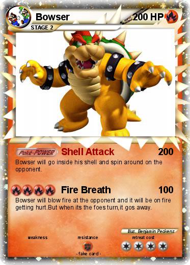 Pokémon Bowser 4032 4032 - Shell Attack - My Pokemon Card