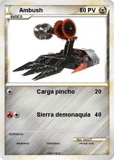 Pokémon Ambush 40 40 - Carga pincho - Mi carta pokémon