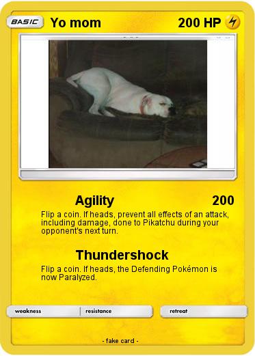 Pokémon Yo mom 51 51 - Agility - My Pokemon Card