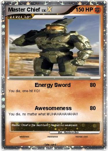 Pokémon Master Chief 262 262 - Energy Sword - My Pokemon Card