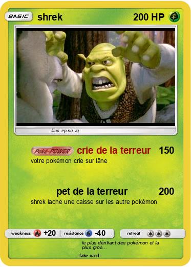 Pokémon shrek 2755 2755 - crie de la terreur - My Pokemon Card