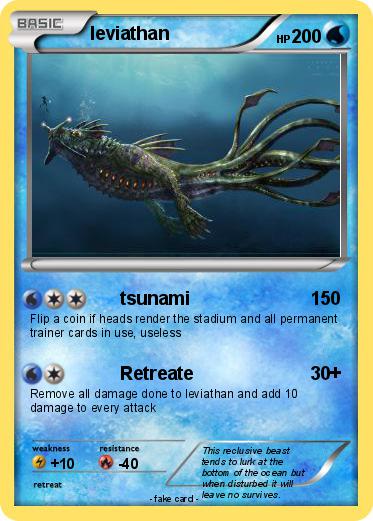Pokémon leviathan 188 188 - tsunami - My Pokemon Card