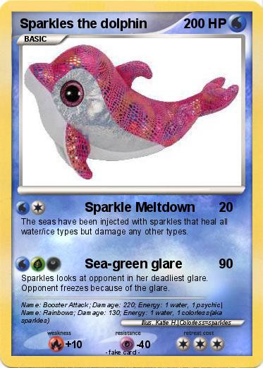 Pokémon Sparkles the dolphin - Sparkle Meltdown - My Pokemon Card