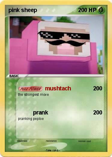 Pokémon pink sheep 397 397 - mushtach - My Pokemon Card