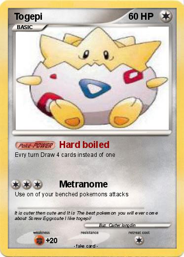 Pokémon Togepi 132 132 - Hard boiled - My Pokemon Card