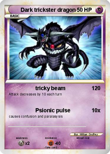 Pokémon Dark trickster dragon - tricky beam - My Pokemon Card