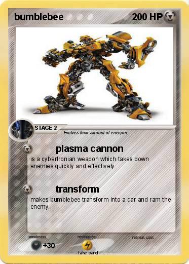 Pokémon bumblebee 347 347 - plasma cannon - My Pokemon Card