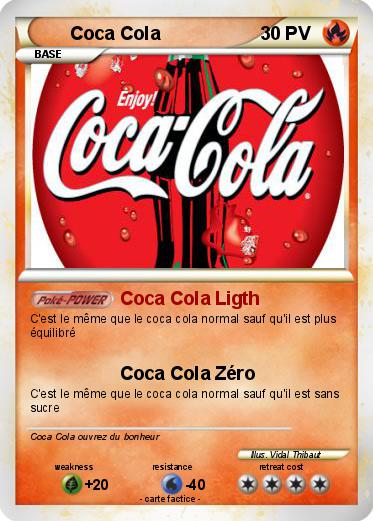 Pokémon Coca Cola 215 215 - Coca Cola Ligth - Ma carte Pokémon
