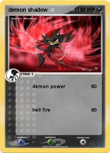 Pokémon demon shadow 4 4 - demon power - My Pokemon Card