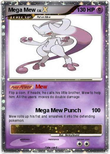 Pokémon Mega Mew 53 53 - Mew - My Pokemon Card