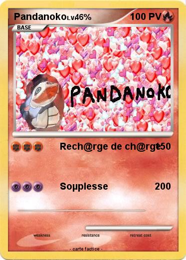 Pokémon Pandanoko 1 1 - Rech@rge de ch@rge - Ma carte Pokémon