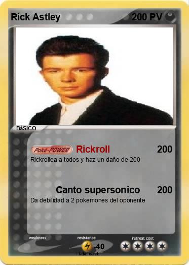 Pokémon Rick Astley 792 792 - Rickroll - Mi carta pokémon