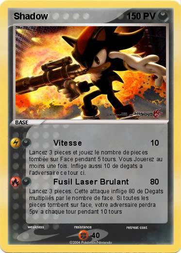 Pokémon Shadow 1807 1807 - Vitesse - Ma carte Pokémon