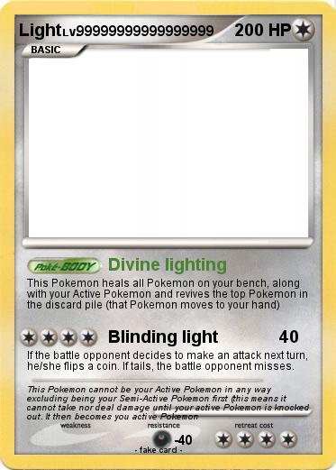 Pokémon Light 1197 1197 - Divine lighting - My Pokemon Card