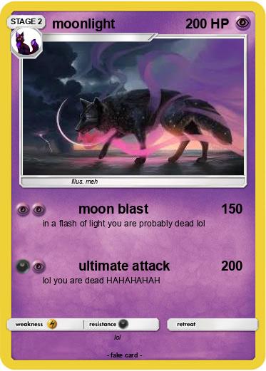 Pokémon moonlight 103 103 - moon blast - My Pokemon Card