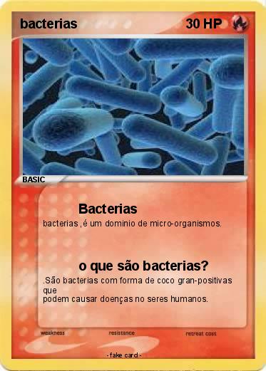 Pokémon bacterias - Bacterias - My Pokemon Card