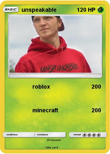 Pokémon unspeakable 75 75 - roblox - My Pokemon Card