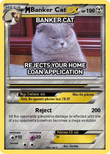 Pokémon Banker Cat 12 12 - Reject - My Pokemon Card
