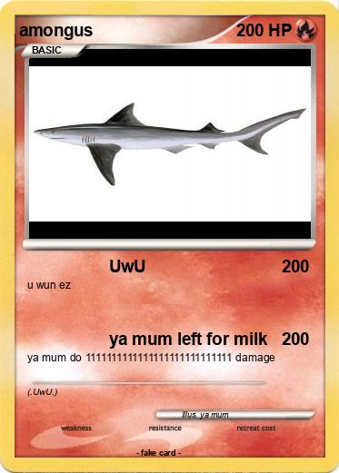 Pokémon amongus 103 103 - UwU - My Pokemon Card
