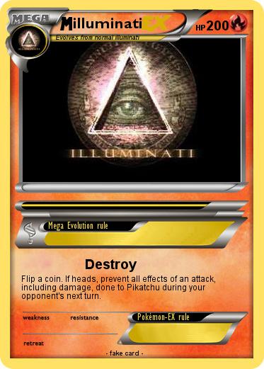 Pokémon illuminati 1265 1265 - Destroy - My Pokemon Card