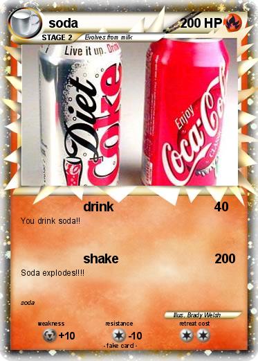 Pokémon soda 44 44 - drink - My Pokemon Card