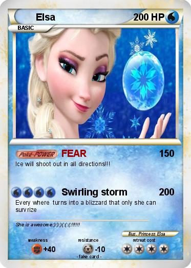 Pokémon Elsa 195 195 - FEAR - My Pokemon Card