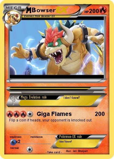 Pokémon Bowser 5373 5373 - Giga Flames - My Pokemon Card