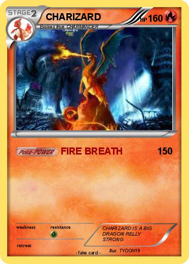Pokémon CHARIZARD 7219 7219 - FIRE BREATH - My Pokemon Card