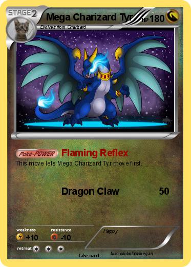 Pokémon Mega Charizard Tyr - Flaming Reflex - My Pokemon Card