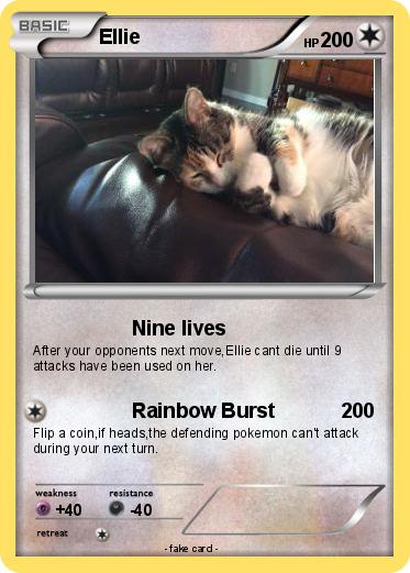 Pokémon Ellie 149 149 - Nine lives - My Pokemon Card