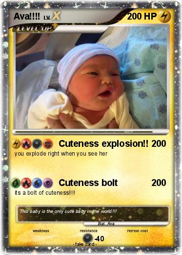 Pokémon Ava 34 34 - Cuteness explosion!! - My Pokemon Card