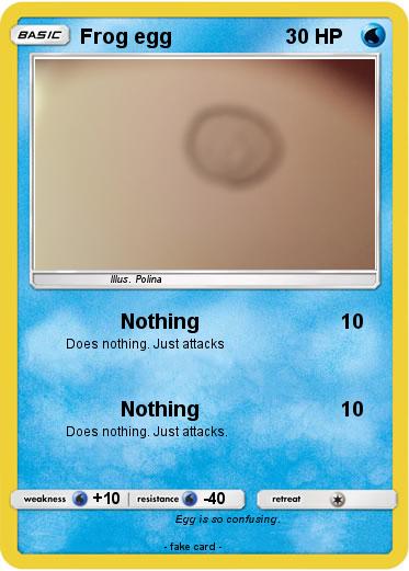 Pokémon Frog egg 1 1 - Nothing - My Pokemon Card