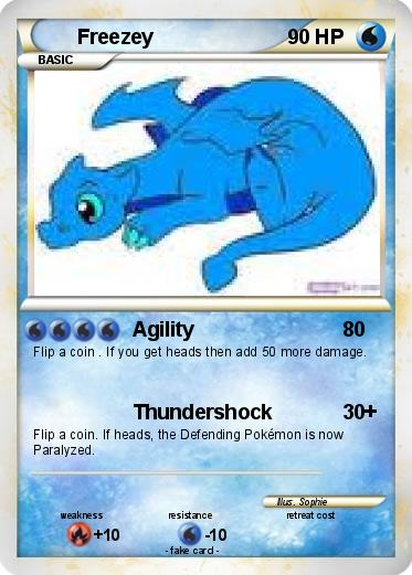 Pokémon Freezey - Agility - My Pokemon Card
