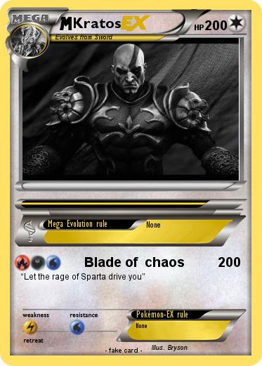 Pokémon Kratos 642 642 - Blade of chaos - My Pokemon Card