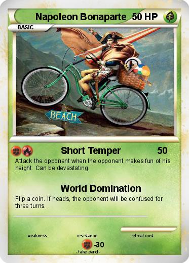 Pokémon Napoleon Bonaparte 29 29 - Short Temper - My Pokemon Card
