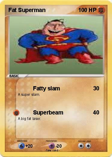 Pokémon Fat Superman 2 2 - Fatty slam - My Pokemon Card