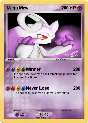 Pokémon MEGA MEWTWO Y 169 169 - Winner - My Pokemon Card