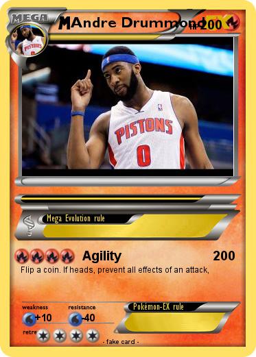 Pokémon Andre Drummond - Agility - My Pokemon Card