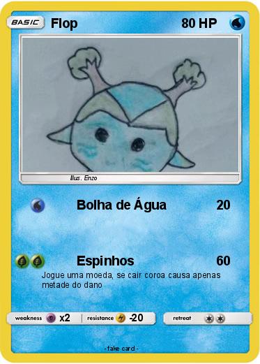 Pokémon Flop 61 61 - Bolha de Água - My Pokemon Card