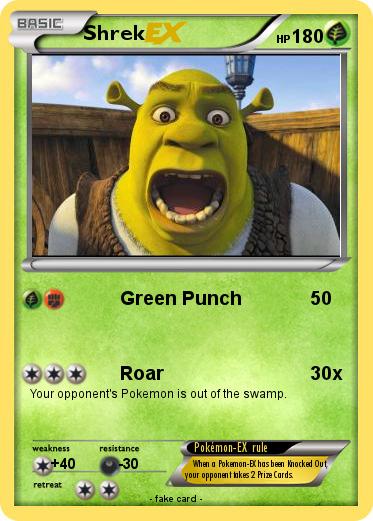 Pokémon Shrek 1193 1193 - Green Punch - My Pokemon Card