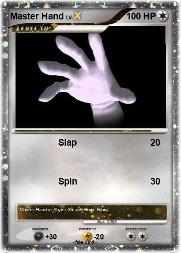 Pokémon Master Hand 283 283 - Slap - My Pokemon Card